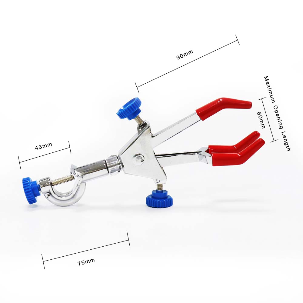 ULAB 3 Prong Lab Clamp, Electric Steel Material, Max Jaw Size 60mm ...